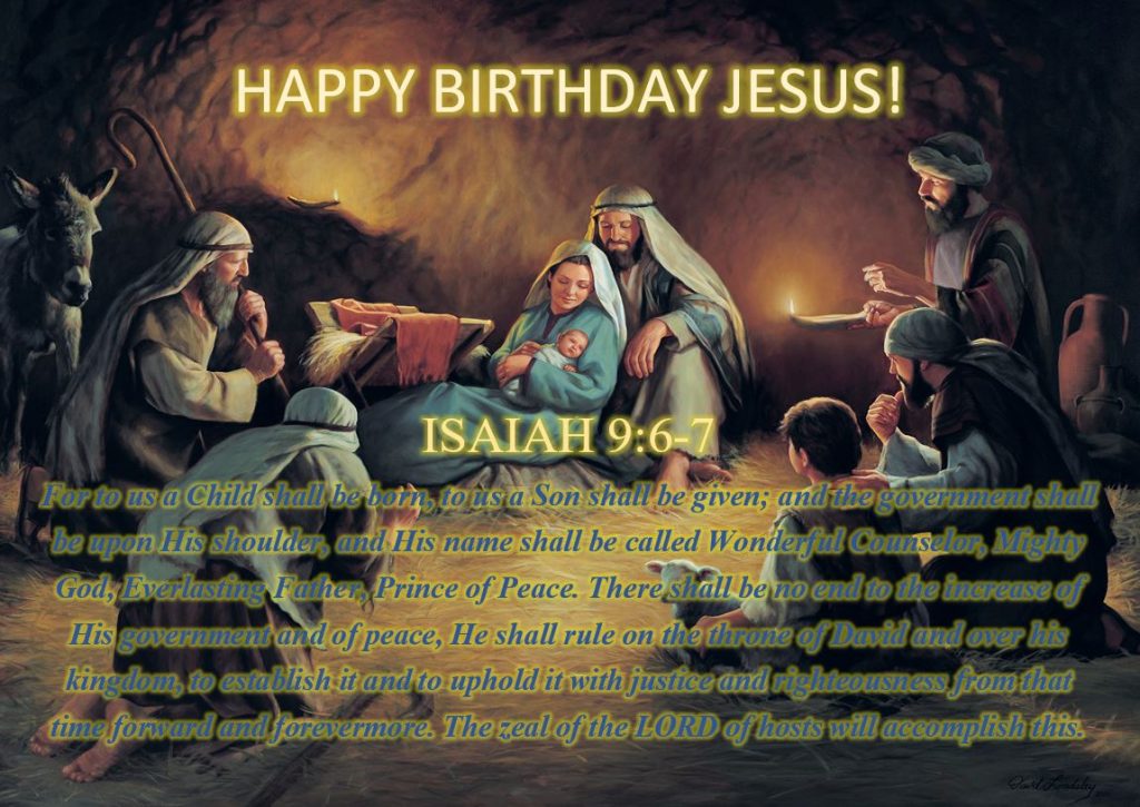 Happy Birthday Jesus! - Servants for Jesus Christ